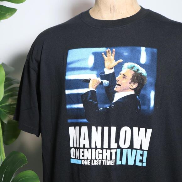 American Vintage | Shirts | Vintage Barry Manilow One Night Live Tour ...